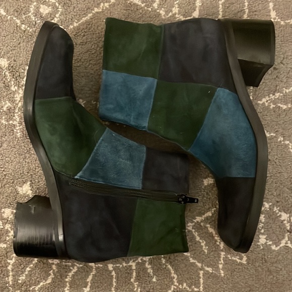 Nine West | Shoes | Nine West Vtg 9s Y2k Leather Blue Green Colorblock ...